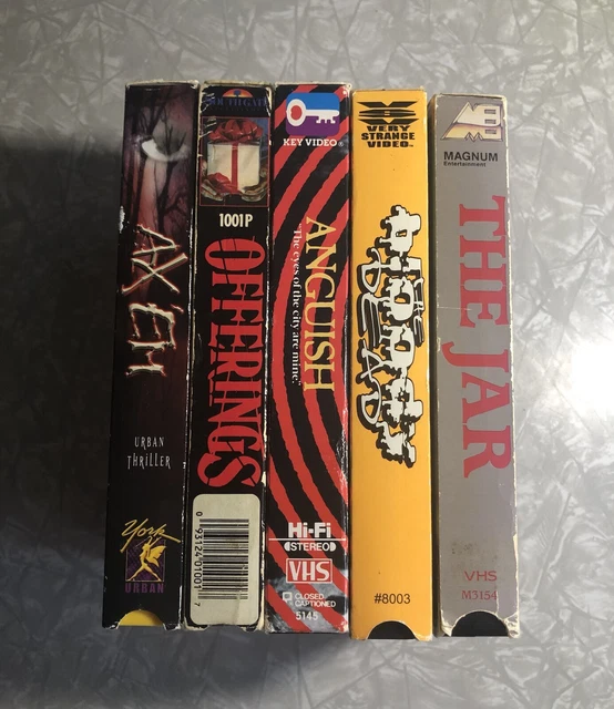 VHS CULT HORROR MOVIE LOT 80s 90s GORE SOV RARE HTF OOP OBSCURE MAGNUM ...