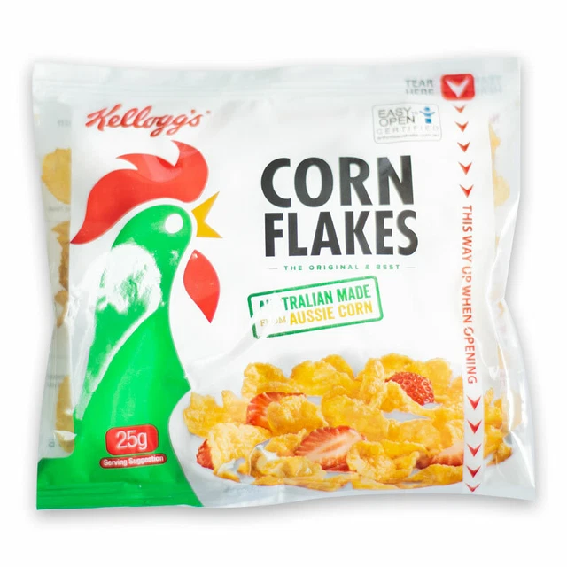 KELLOGGS CORN FLAKES 25g x 30 portion Australian Accommodation Supplies ...