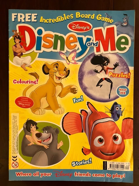 DISNEY AND ME Magazine collectible April 2005 comic kids children £9.99 ...