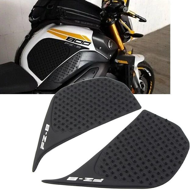 GAS TANK PAD Traction Side Pad Fuel Grip Decal Fit 2010+ Yamaha FZ8 FZ ...
