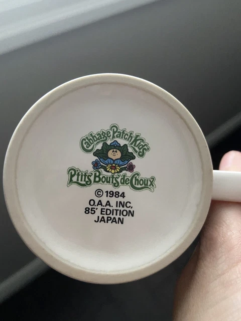 VINTAGE CABBAGE PATCH Kids Mug 6 Handle 1984 Japan/1985 Edition EUC $14 ...