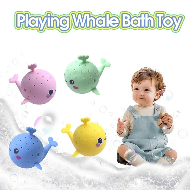 HAPE BUBBLE BLOWING Whale Baby Squirt Toy For Bath SellAU Time 88 Play ...