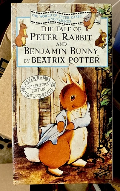 THE TALE OF Peter Rabbit and Benjamin Bunny Beatrix Potter VHS Video ...