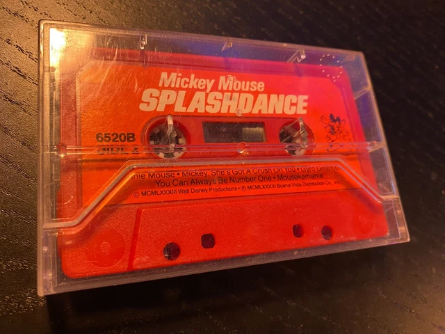WALT DISNEY MICKEY Mouse SPLASHDANCE Cassette Tape $5.00 - PicClick CA