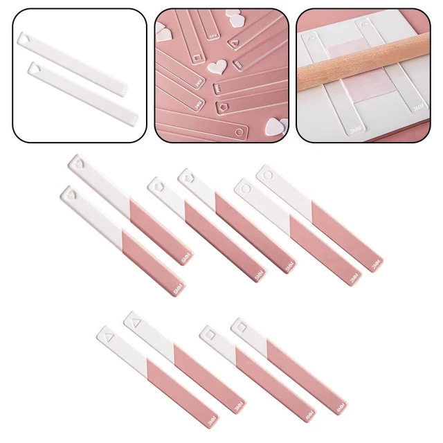 PROFESSIONAL QUALITY POLYMER Clay Thickness Ruler for Artists and ...