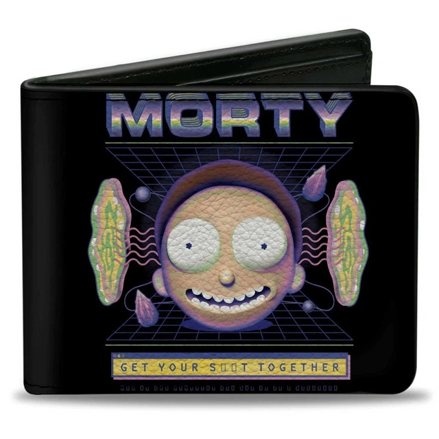 BI-FOLD WALLET RICK and Morty MORTY Expression GET YOUR S**T TOGETHER ...