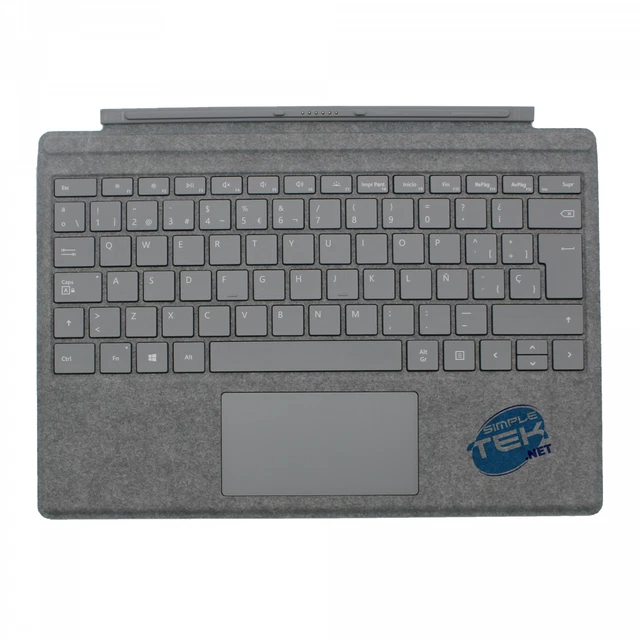 MICROSOFT KEYBOARD ORIGINAL Surface Pro 3 4 5 6 7 Qwerty Layout Spanish ...