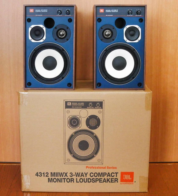 JBL 4312M2 BLUE Line Compact 3 Way LoudSpeaker Speaker Vintage Set EUR ...