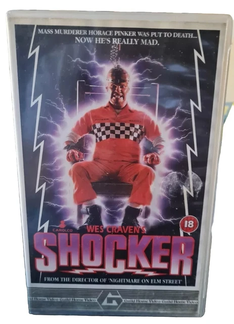 SHOCKER- WES CRAVEN Big Box, Ex Rental Vhs, Guild Home Video £35.00 ...