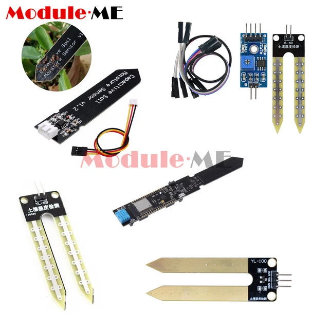 SOIL HYGROMETER DETECTION Module Moisture ESP32 DHT11 Sensor for ...