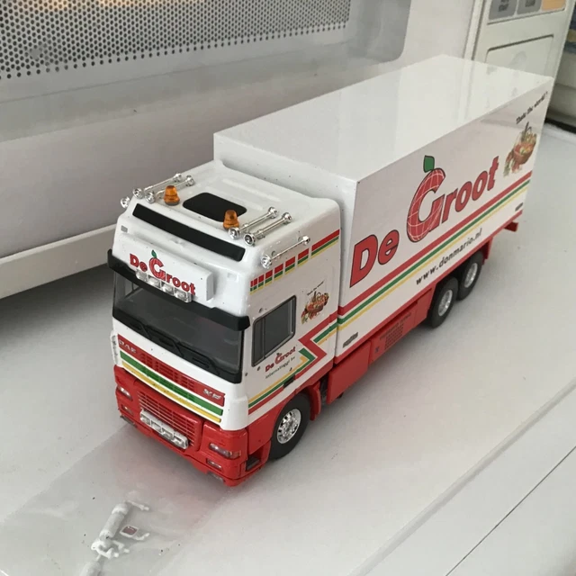 HEAVY HAULAGE TEKNO DAF 6 Wheel Box Truck - De Groot Livery. 1:50 Scale ...