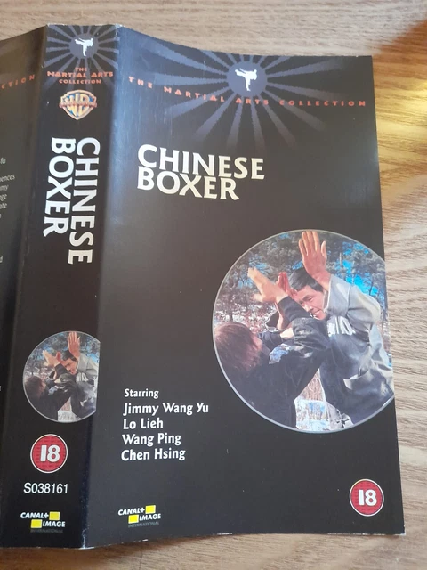 CHINESE BOXER Martial Arts Vhs Video Certificate 18 Vhs Cover Sleeve ...