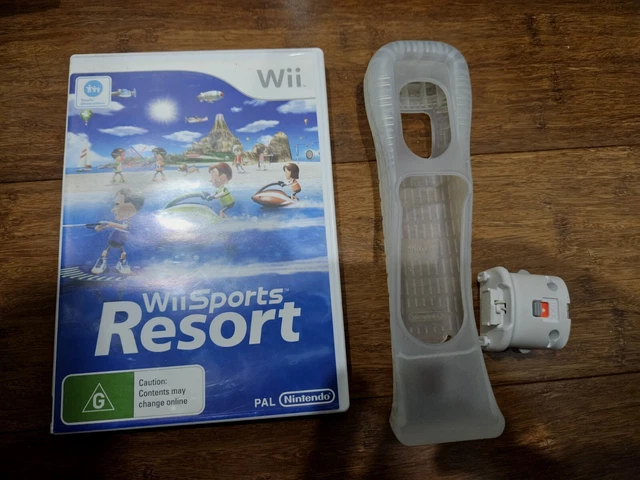 WII SPORTS RESORT Nintendo Wii PAL Game+Motion Plus And Jacket $19.95 ...