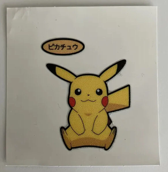 PIKACHU POKEMON DAIICHI Pan Decochara Seal Part 191 Sticker Bread $3.90 ...