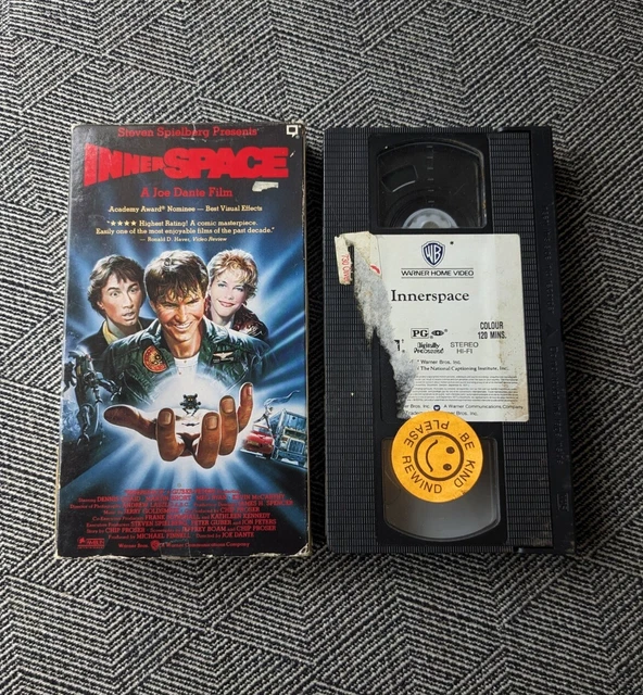 INNERSPACE (VHS, 1987, Warner Bros) Dennis Quaid, Martin Short, Meg ...