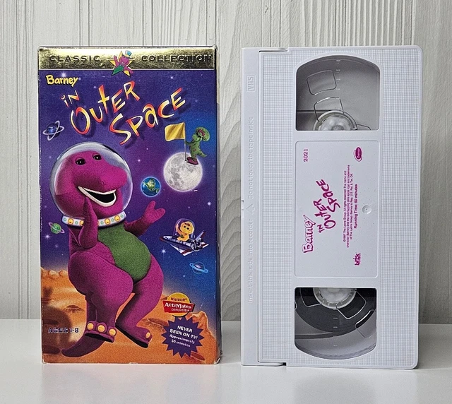 BARNEY IN OUTER Space VHS VCR Video Classic Collection Tape Lyrick ...