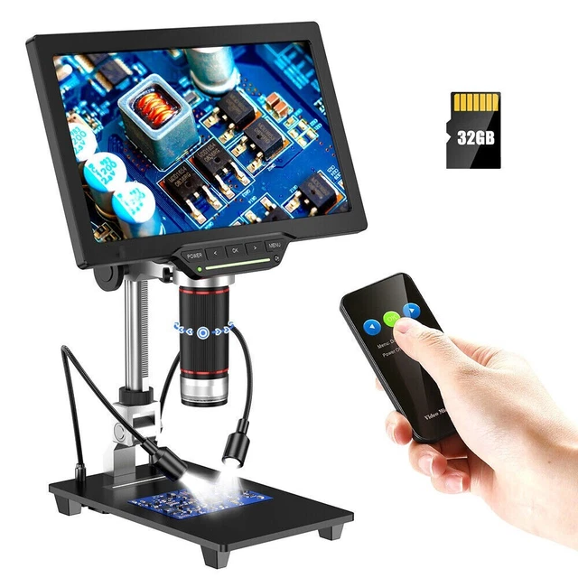 TOMLOV DM202 10.1 In HDMI LCD Digital Microscope Soldering Magnifier ...
