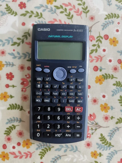 CASIO FX-83ES NATURAL Display Scientific Calculator No Cover Good Used ...