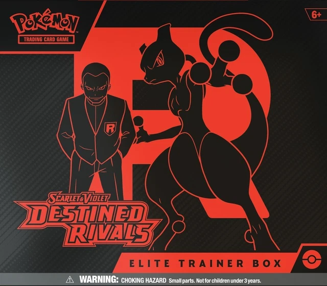 POKÉMON CENTER EXCLUSIVE TCG Destined Rivals Elite Trainer Box ETB ...