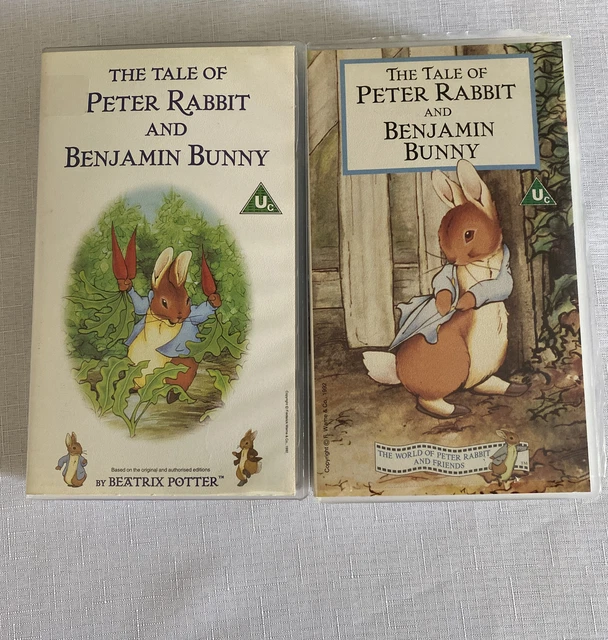 THE TALE OF Peter Rabbit & Benjamin Bunny Vhs Tapes Pair £2.99 ...
