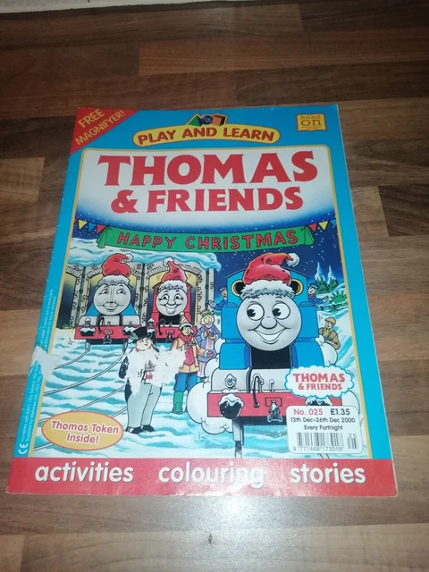 THOMAS AND FRIENDS Magazine Comic No 025 Dated 13th December 2000 £8.00 ...