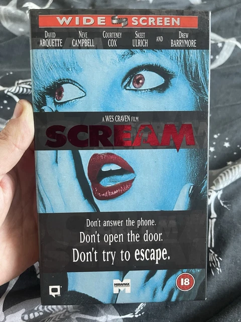 SCREAM VHS * SPECIAL LIMITED EDITION BOX* 1996 Wes Craven * ULTRA RARE ...