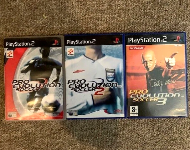 PACCHETTO GIOCHI SONY PlayStation 2 Pro Evolution Soccer 1 PES 2 e PES ...