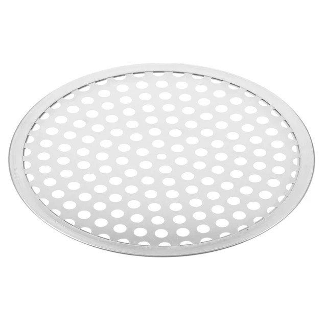 KREISTABLETT PERFORIERTE PIZZAPFANNE Pizza-Backform Rostfreier Stahl ...