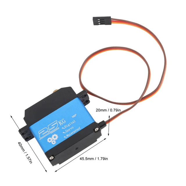 SERVOMOTEUR RC 25 Kg Robot De Bateau De Voiture Télécommandé En EUR 14,89 - PicClick FR