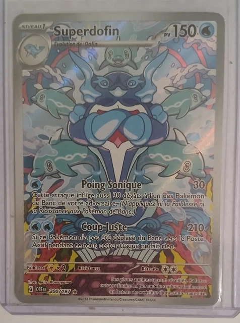 CARTE POKÉMON SUPERDOFIN 200/197 OBF FR +Toploadeur EUR 7,17 - PicClick FR
