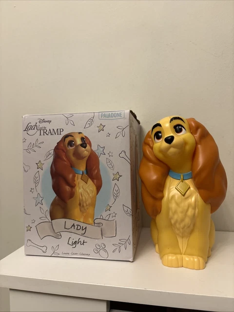 DISNEY LADY & The Tramp Dog Night Light Up17cm Paladone Decor Bedroom ...