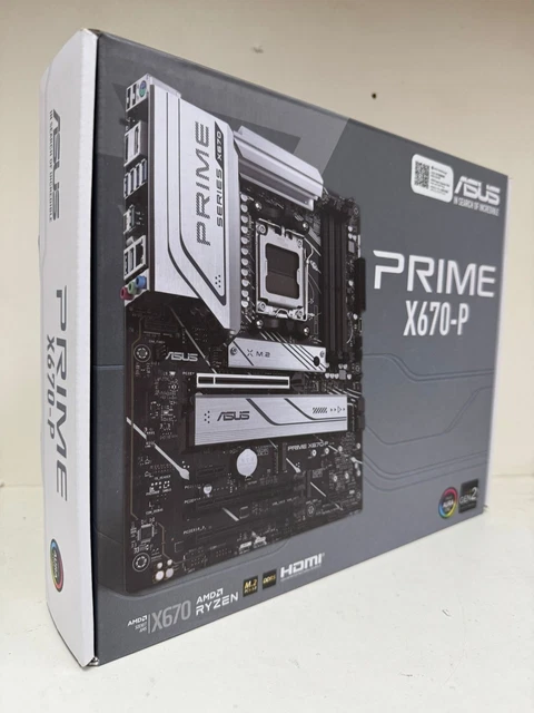 NEW! ASUS PRIME X670-P - AMD X670-Socket AM5-DDR5 Gaming Motherboard ...