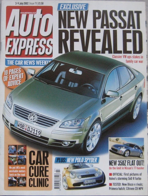 AUTO EXPRESS MAGAZINE 3-9/7/2002 featuring Land Rover, Jeep, Mitsubishi ...
