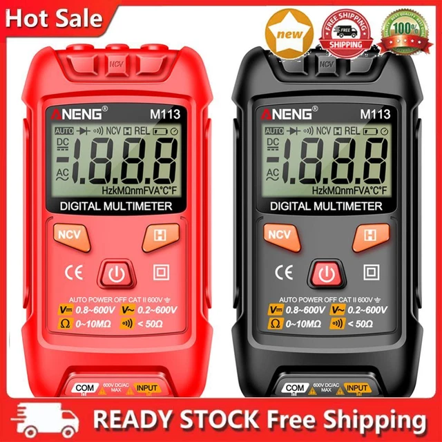 DIGITAL MINI MULTIMETER Tester Intelligent Multimeter Data Hold for ...