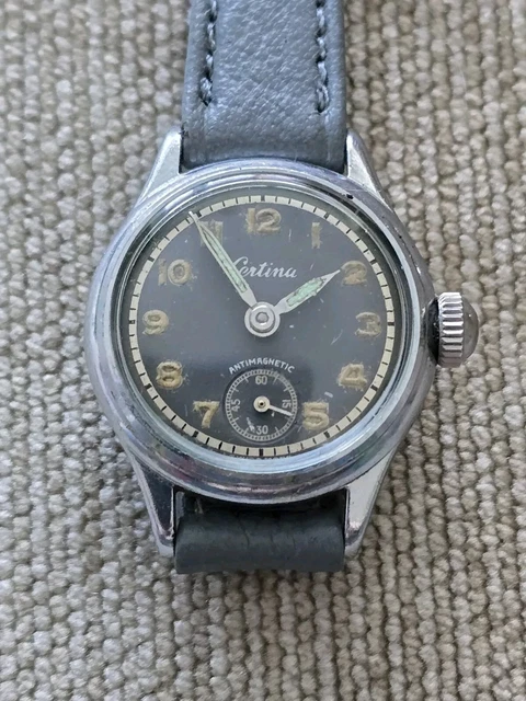 RARE VINTAGE LADIES Certina Field Watch, late 1940s, Cal 340 - Working ...