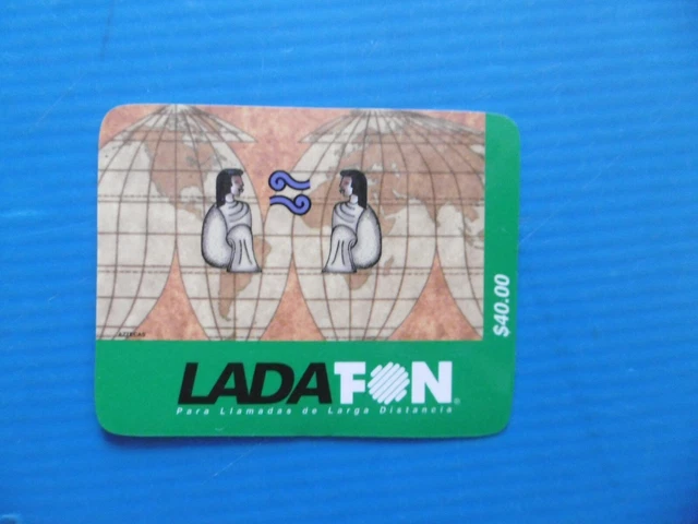 TELECARTE LADA FON - Telmex - 40,00 - Tarjeta - Carte Telephonique EUR ...
