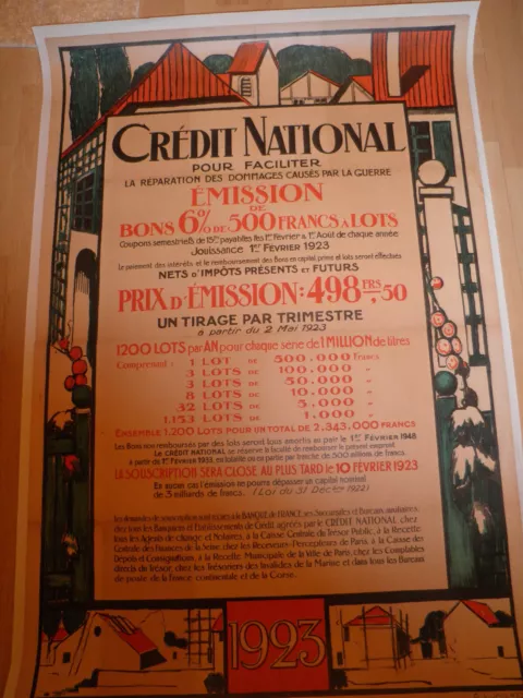 AFFICHE ANCIENNE ORIGINALE de 1923 EUR 120,00 - PicClick FR