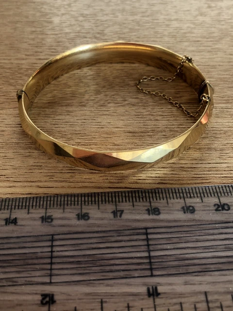 1950S 1/5 9CT Rolled Gold Bangle By GJ Ltd George Jensen £34.88 ...