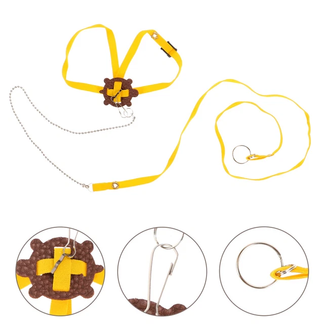 TURTLE HARNESS STRAP (Yellow) - Walking Control Rope £8.65 - PicClick UK
