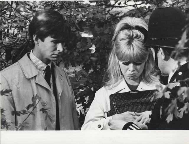 ANTHONY PERKINS AND Brigitte Bardot in Une ravissante idiote 1960s Old ...
