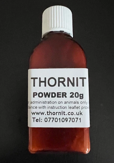 20G, 10G OR 50g THORNIT EAR MITE POWDER ORIGINAL 100 YEAR OLD FORMULA ...