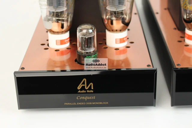 AUDIO NOTE CONQUEST 300B tube mono amplifier Mono Röhrenendstufe - Top ...