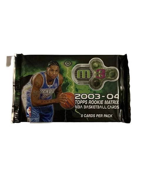 HOBBY PACK 2003-04 Topps ROOKIE MATRIX NBA Basketball UNOPENED LeBron ...