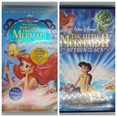 DISNEY VHS VIDEO Tape the little mermaid and the little mermaid 2 £10.00 - PicClick UK