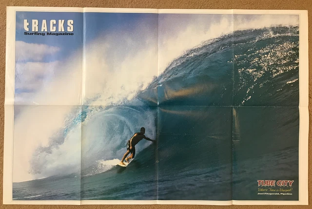 TRACKS SURFING MAGAZINE Tube City Poster Book Early Late 80s 90s $28.00 ...