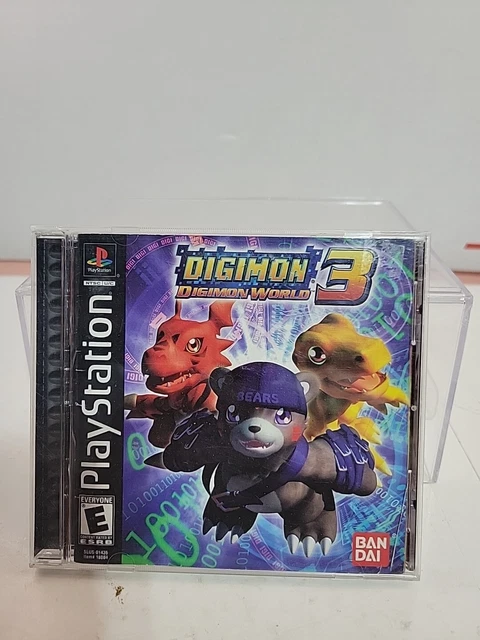 DIGIMON WORLD 3 (Sony PlayStation 1 PS1, 2002) COMPLETE CIB Tested ...
