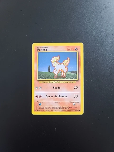 CARTE POKÉMON PONYTA 60/102 Set De Base EUR 1,99 - PicClick FR