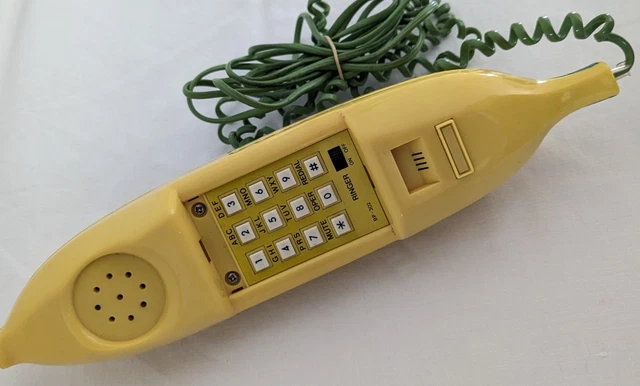 VINTAGE 80S ORIGINAL Banana Phone BP-302 w/cord Tested Incoming ...