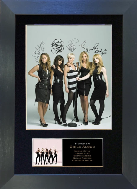 GIRLS ALOUD SIGNED Mounted Reproduction Autograph Photo Prints A4 189 £9.99 - PicClick UK