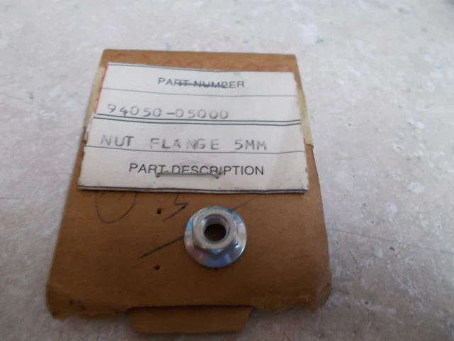 NOS OEM HONDA Flange Nut (5mm) 1981-2015 ATC CB CBR CH CMX 94050-05000 ...